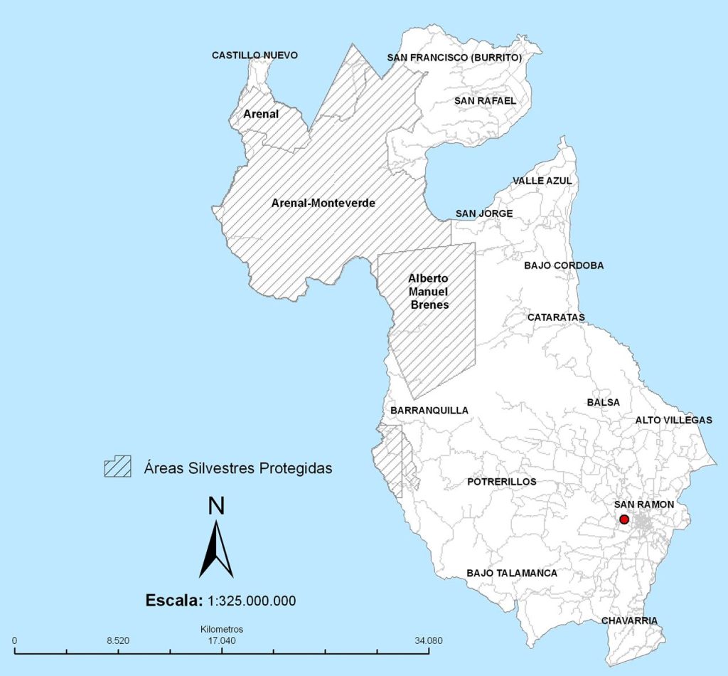 Mapas - San Ramón de Costa Rica